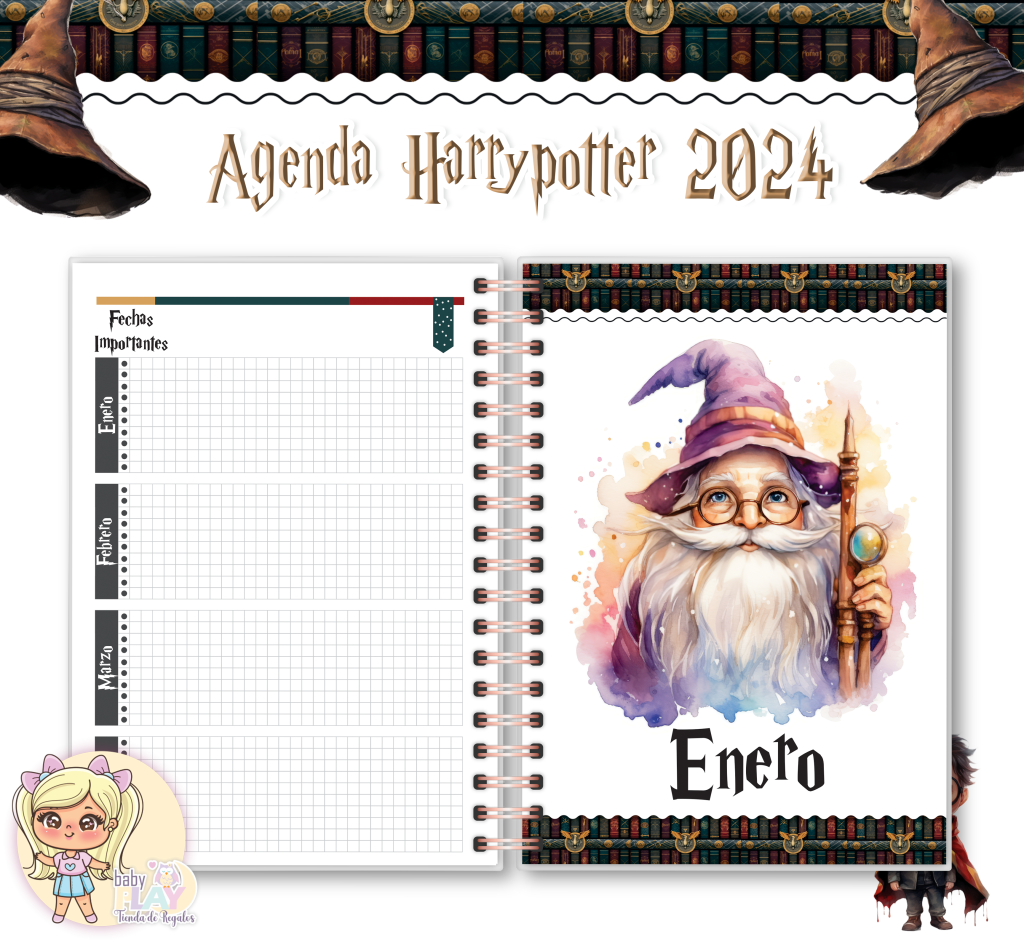 Agenda HarryPotter – Tienda BabyPlay