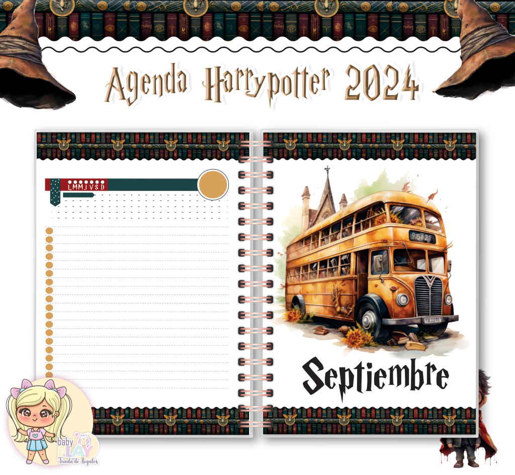 Agenda HarryPotter – Tienda BabyPlay